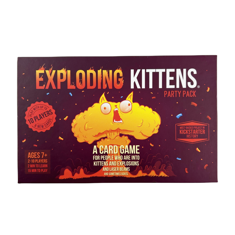 【SmartHorizon】Exploding Kittens Card Game Original Edition Party Streaking Kittens Imploding ...