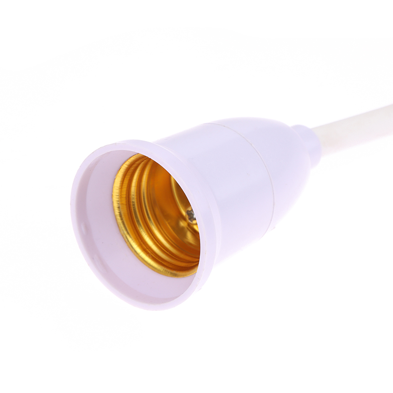 1Pc LED Light Bulb E27 Socket Lamp Base Holder Adapter Converter With Switch EU UK Plug Energy ...