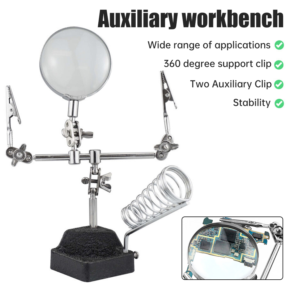 Third Hand Soldering Stand Clamp Helping Holder Electrical Circuits ...