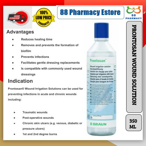 BRAUN PRONTOSAN WOUND IRRIGATION SOLUTION 350ML | Lazada