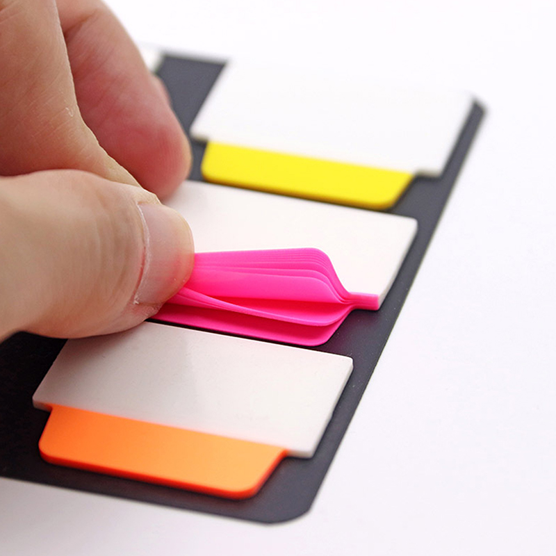 120 Pages Simple Pure Transparent Index Stickers Color Label Stickers ...