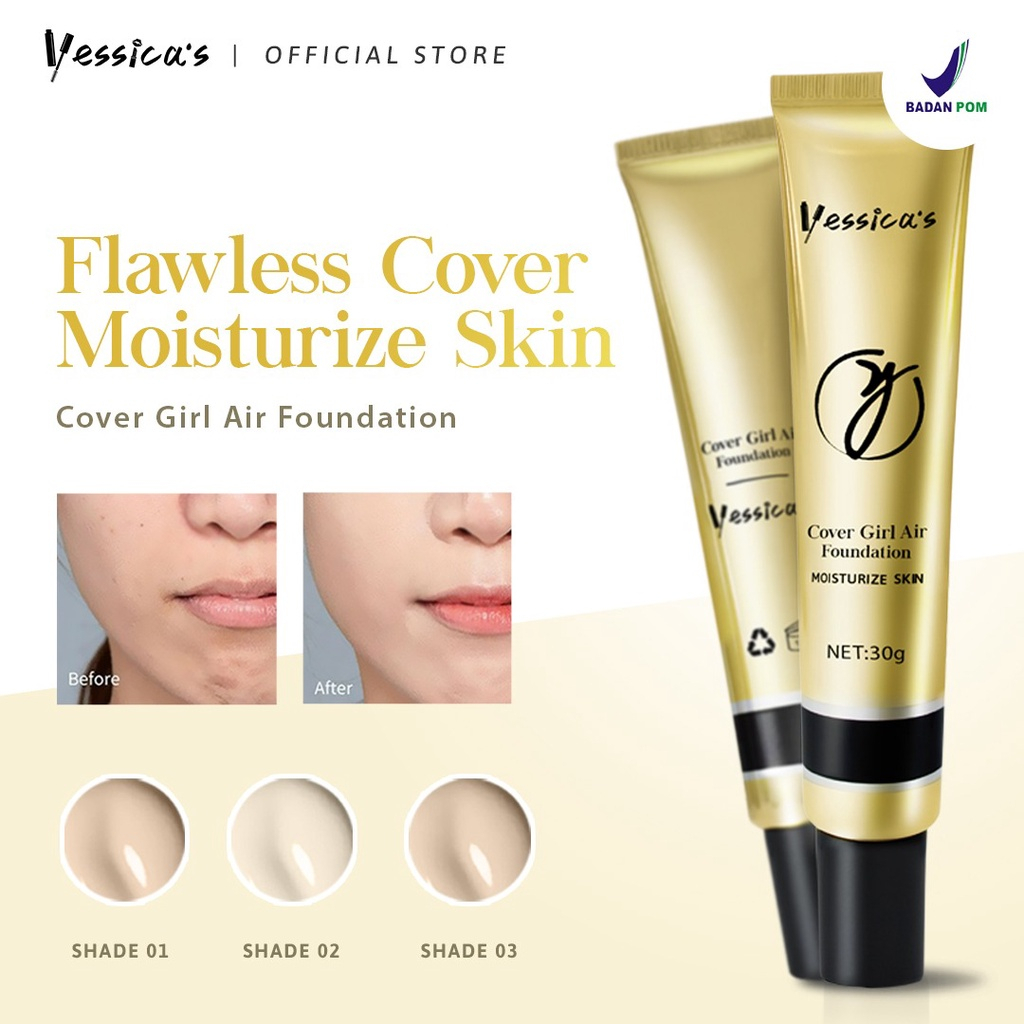 [ YESICA FOUNDATION ] Yessica's Waterproof Foundation Cover Girl Air ...