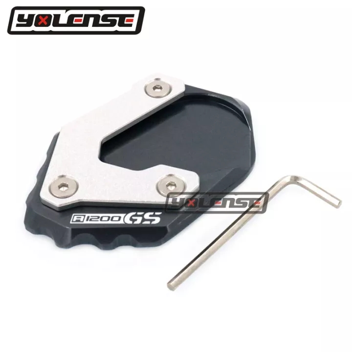 Motorcycle Foot Shelf Kickstand Side Foot Kick Stand Extension Pad ...