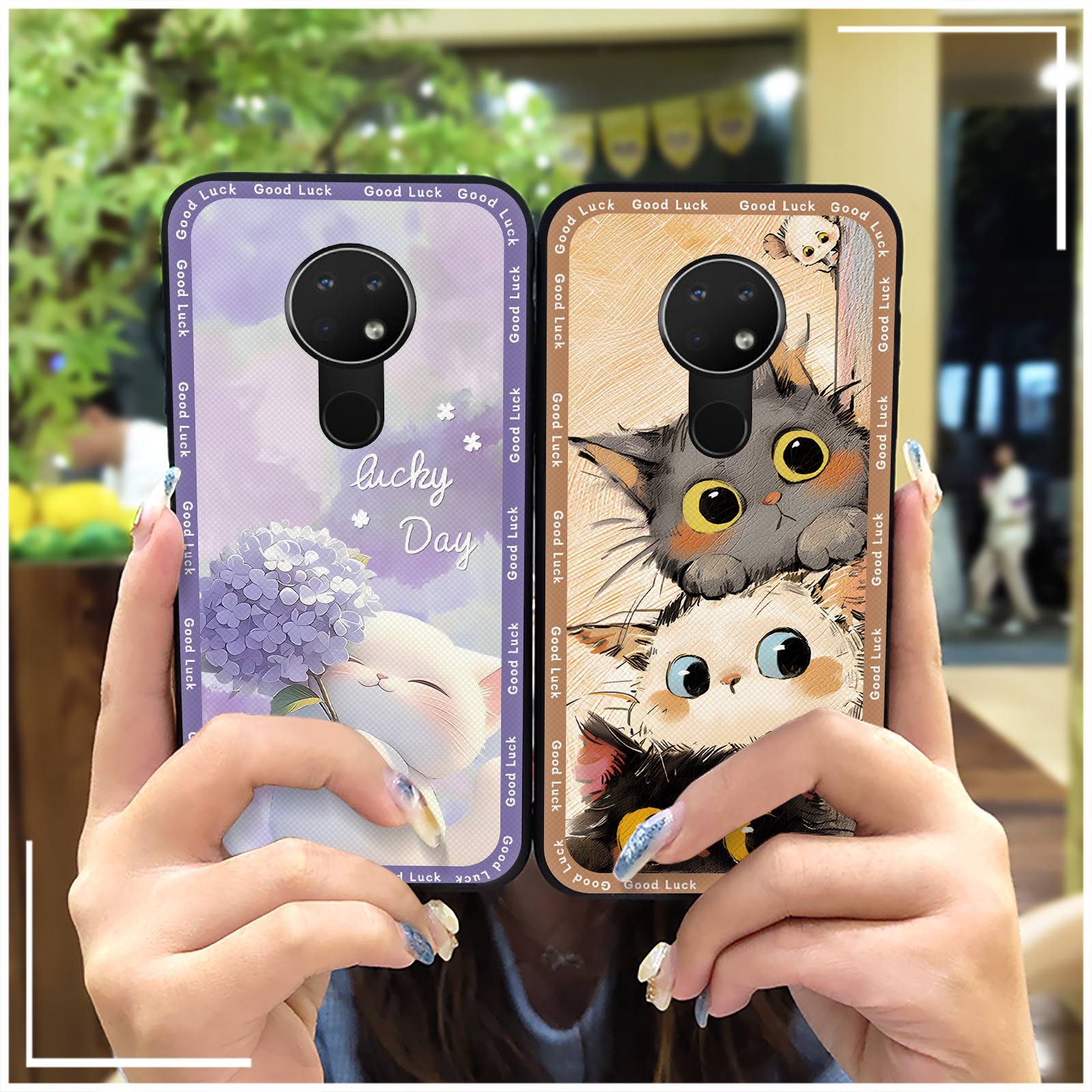 Back Cover Cartoon Phone Case For Nokia 6.2/7.2 Full wrap Waterproof ...
