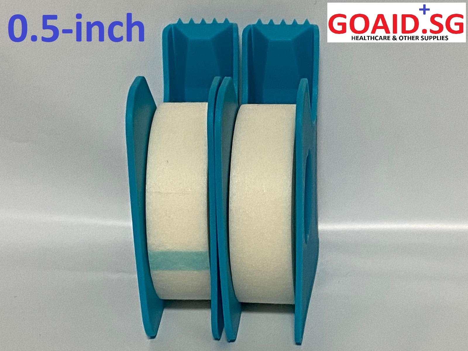 (Bundle of 2 Tapes) Winner Surgical Tape with dispenser (1/2 inch OR 1 ...