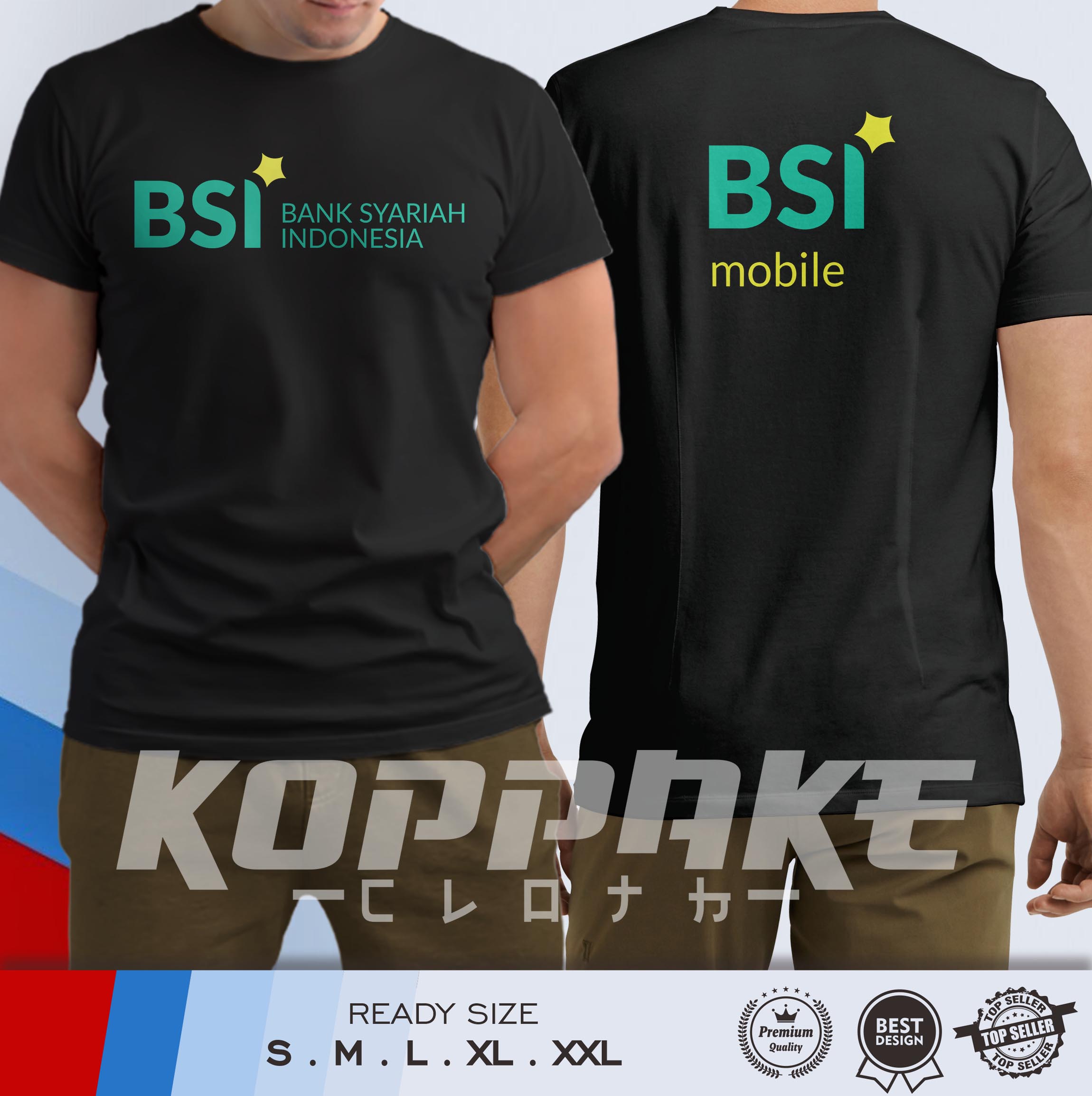 Kaos BSI Bank Syariah Indonesia BSI Mobile Baju Perusahaan | Lazada ...