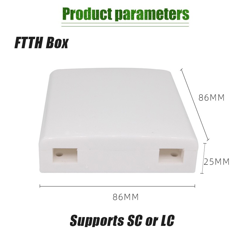 Fiber Optik Roset 2 Core Logo Telkom Kosongan 1 Adapter SC UPC Box ...