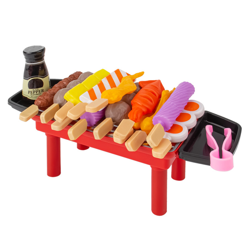 Meettoy Children BBQ Toy Plastic BBQ Kitchen Toys Play Chef Children's ...