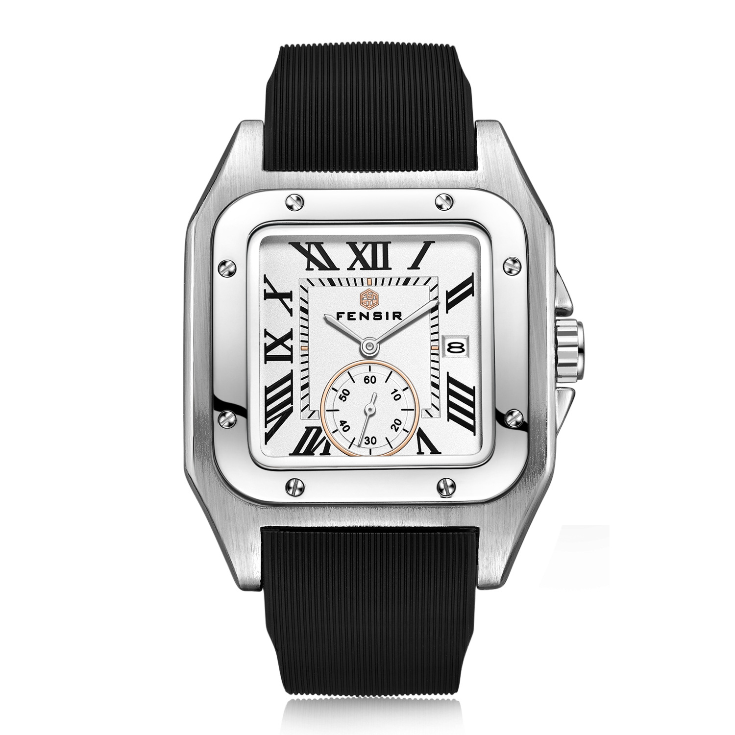 Factory FENSIR Sandoz men's watch big dial business quartz men's watch ...