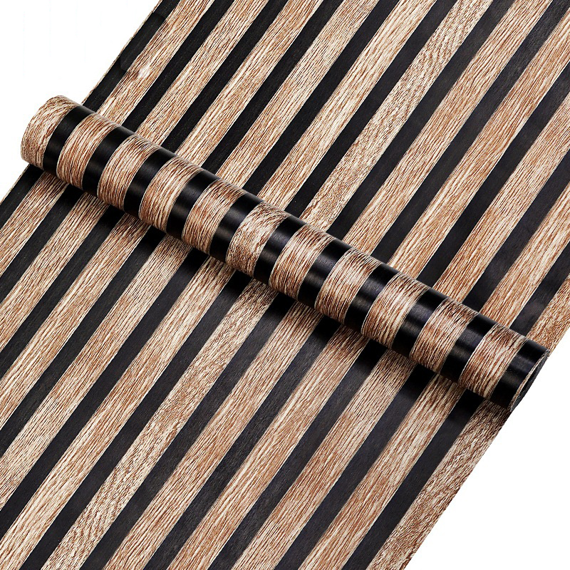 【Shop with Confidence】 45CM Self-adhesive Big Roll Wood Stripes ...