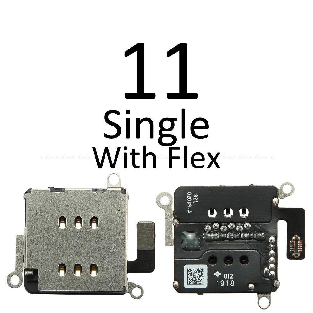 Sim Card Reader Holder Slot Tray Socket For IP X XR XS 11 Pro Max Sim ...