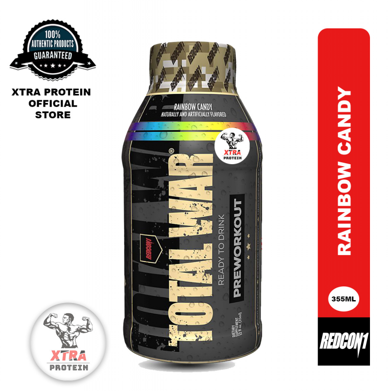 Redcon1 Total War Pre Workout (355ml) Rainbow Candy 12 Pack | Lazada ...