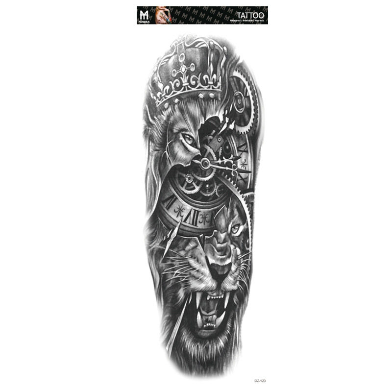【Whoever uses it, who praises it】Full Arm Tattoo Sticker Jesus Virgin ...
