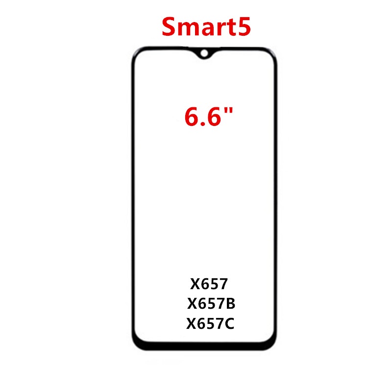Front Glass Screen For Infinix Smart 6 X6511 X6411B 4 X653 4C 5 X657 ...