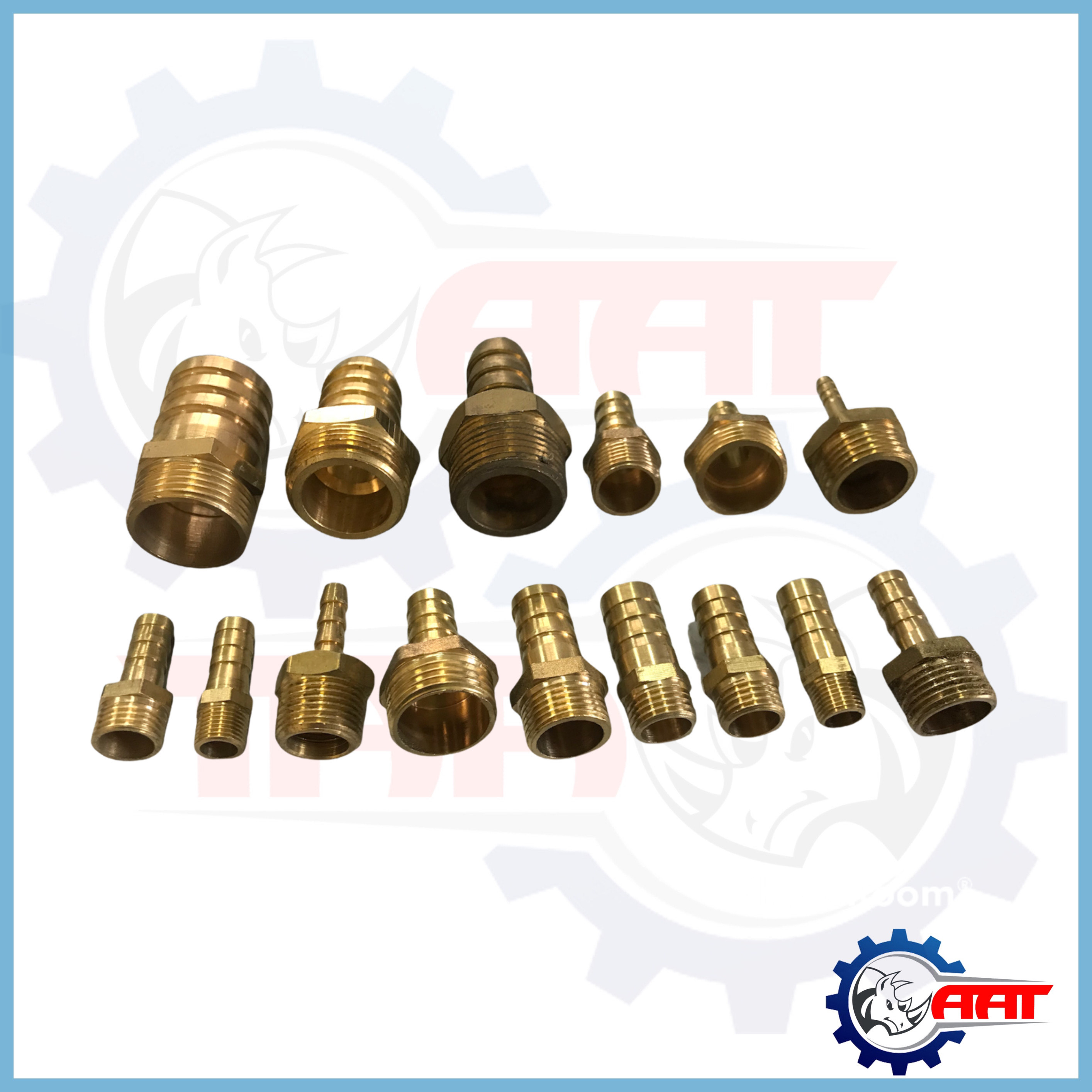 Brass Single Tail Barb Brass Tube Fitting MALE THREAD | Lazada PH