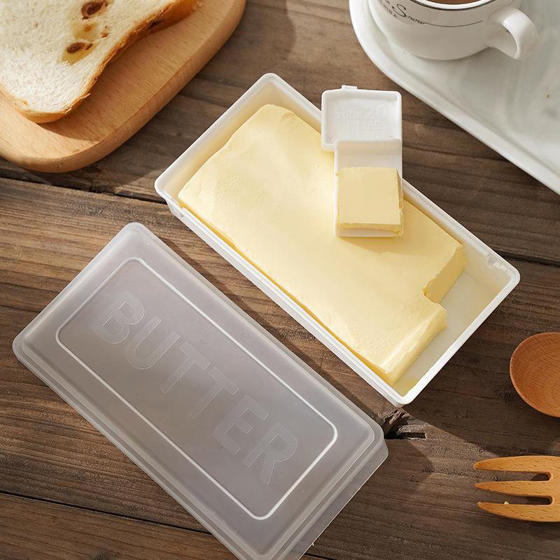 Butter Dish With Cover Butter Fresh-keeping Box With Cutter Butter ...