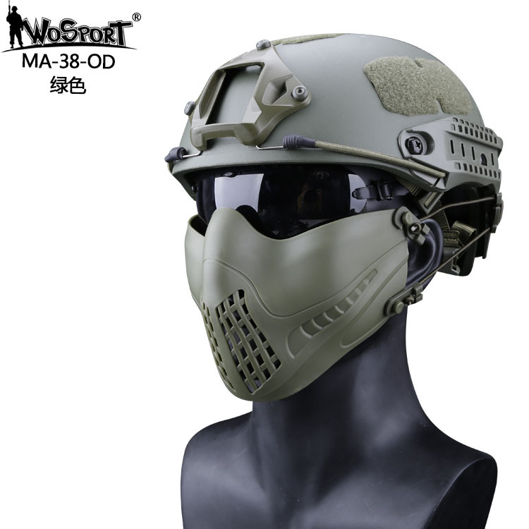 WoSports Pilot Mask Dual Mode Headband System M07 Tactical Masks ...