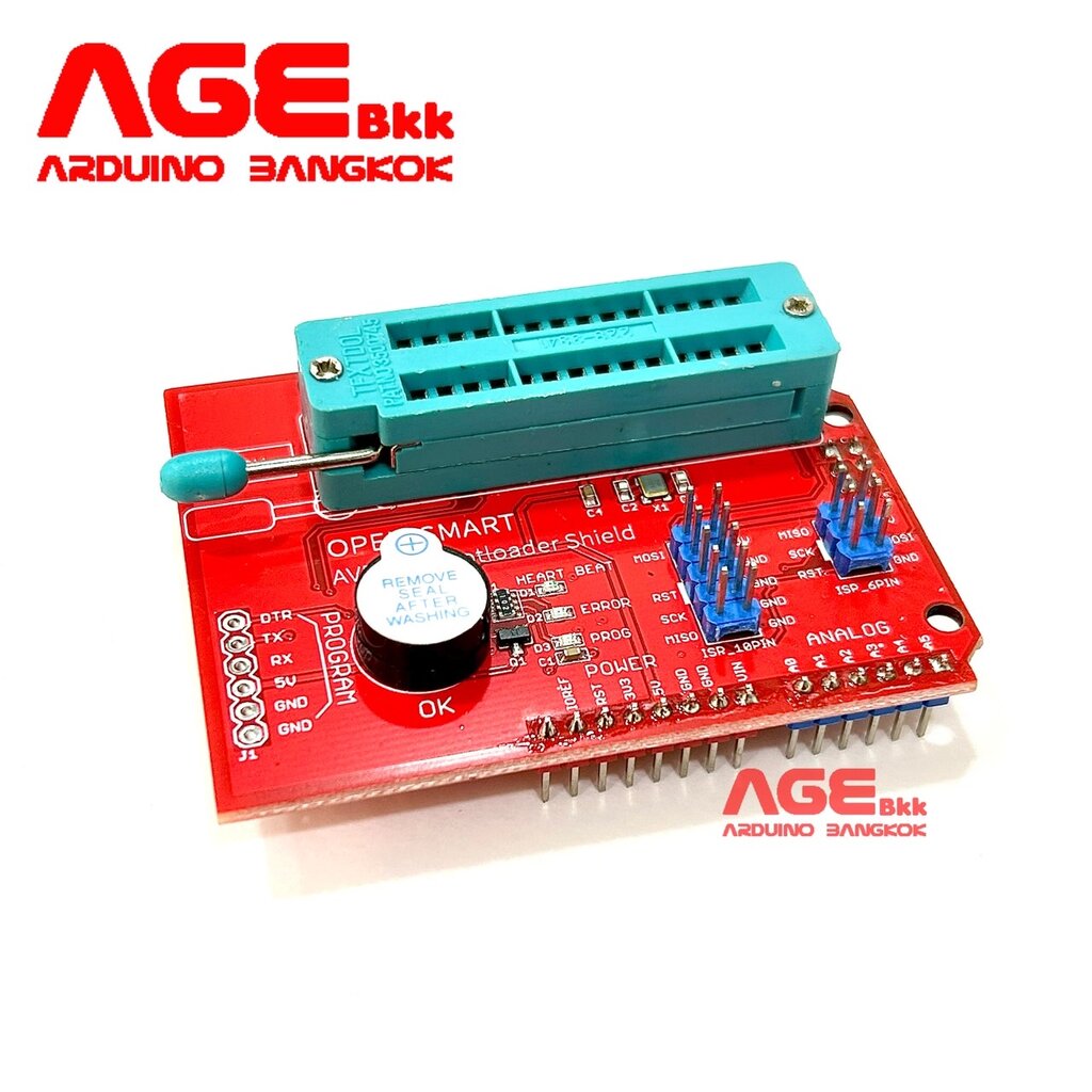 AVR ISP Shield Burning Bootloader Programmer for ATmega328 | Lazada.co.th