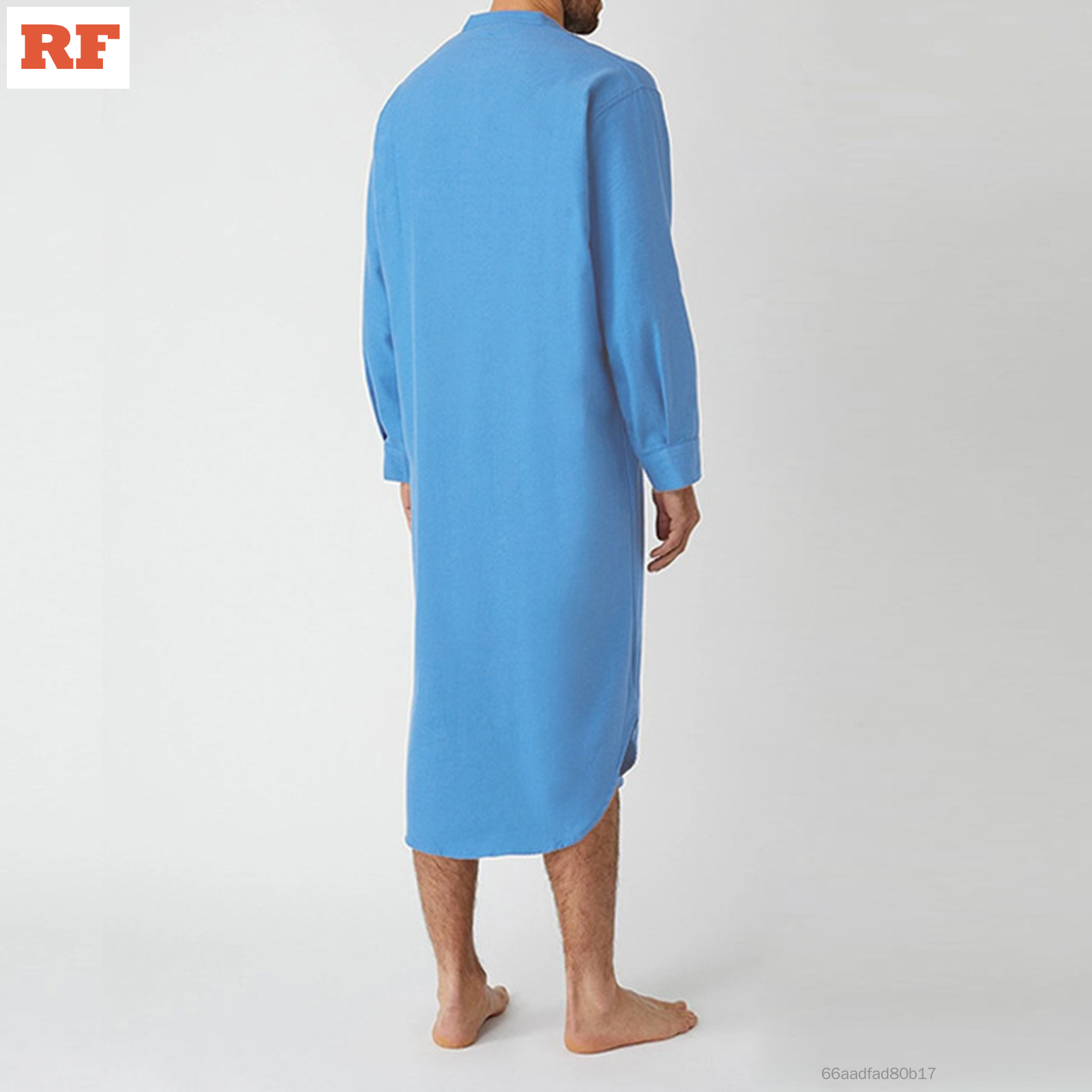 Man Muslim Islamic Abaya Shirt Oversize Long Sleeves Shirts for Male ...