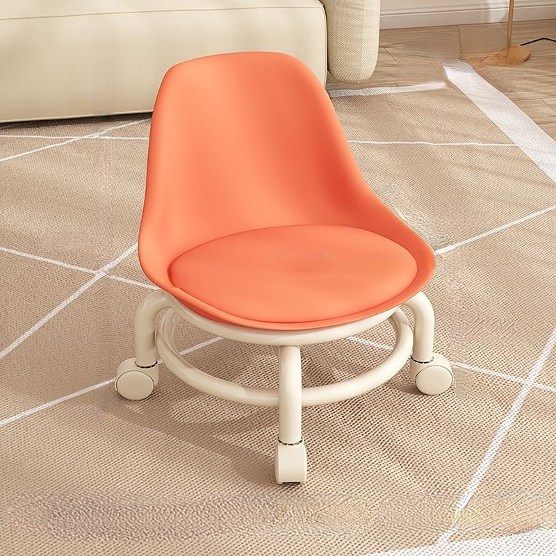 Pulley Moving Stool Eames Swivel Low Stool With Wheel Backrest Small ...