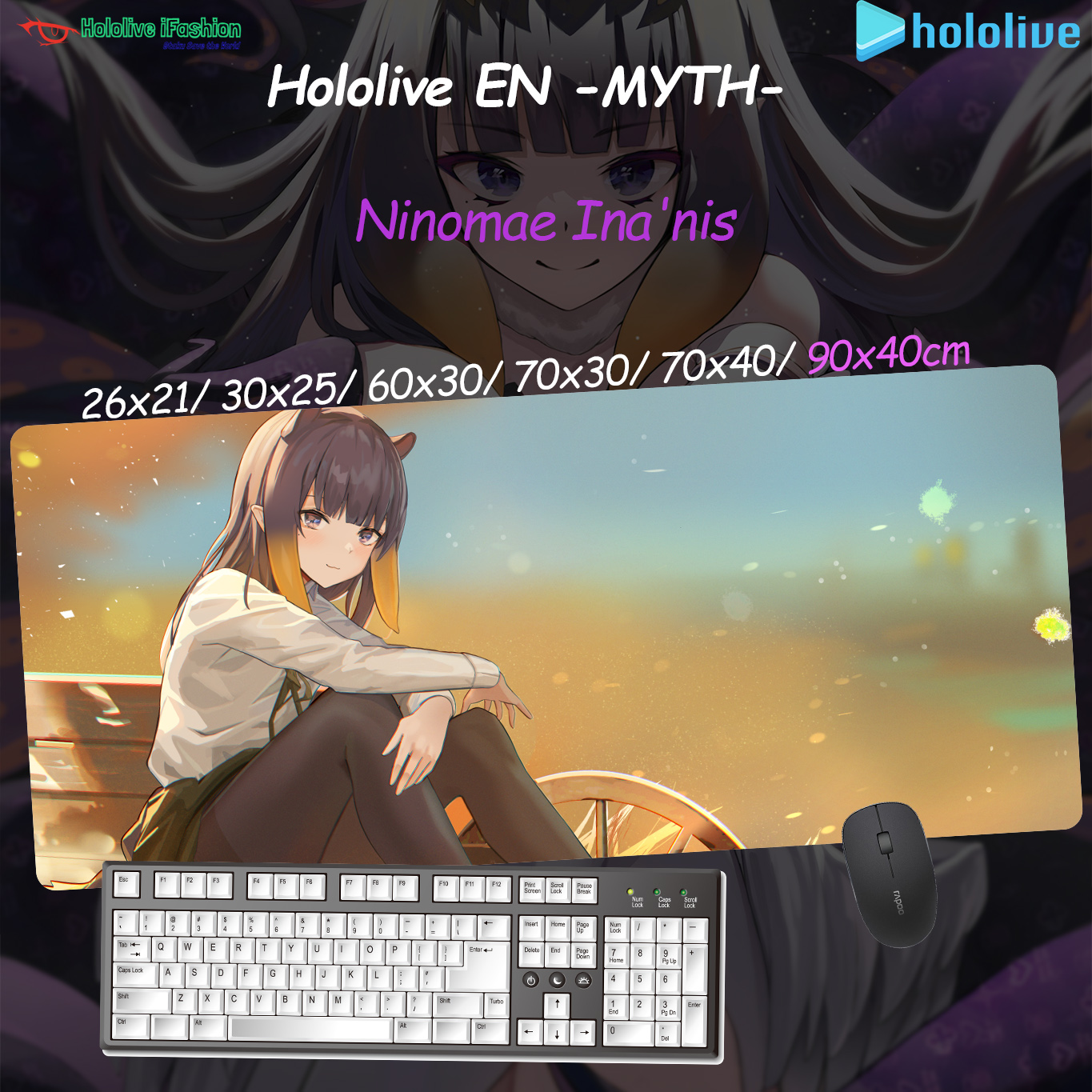 Hololive EN Vtuber Ina ★ Ninomae Ina'nis ★ Ina Virtual Youtuber สาว ...