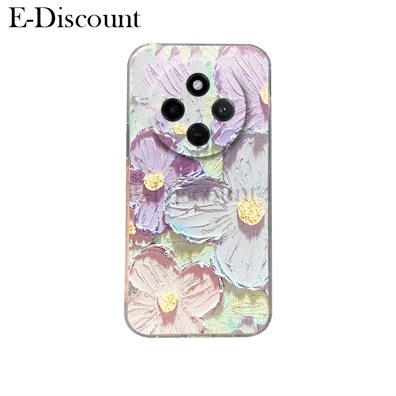 New Phone case Redmi 14C Back cover New Cartoon Painting Flower Pattern ...