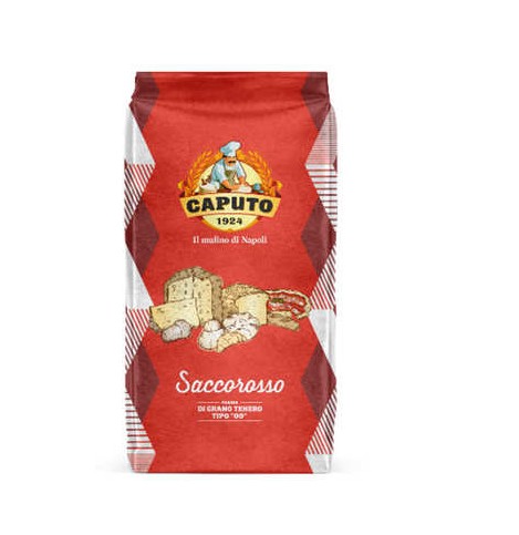 แป้งขนมปังและพิซซ่า CAPUTO Farina Saccorosso Tipo"00" {BAKING/PIZZA ...