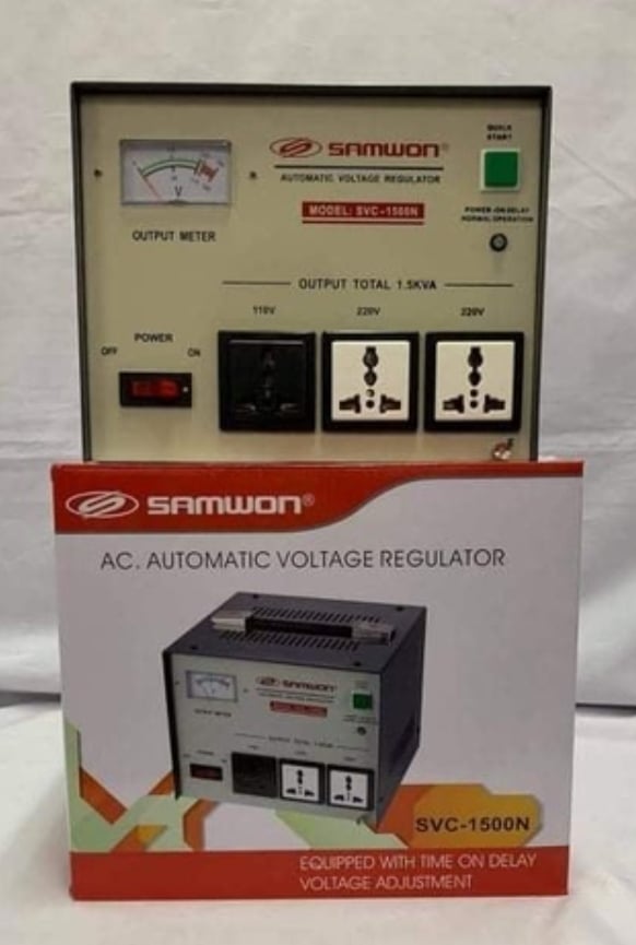 SAMWON SVC-1500N AUTOMATIC VOLTAGE REGULATOR 1500W | Lazada PH