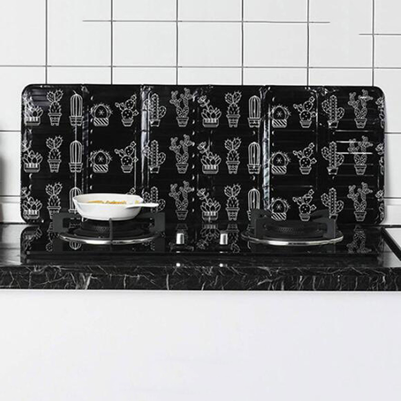 Aluminum Foil Kitchen Cooking Splash Guard Gas Stove Heat Burn Proof ...