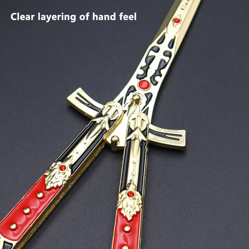 New Animation Game Impact Toy Unsharped Metal Wolf's Last Road Stick ...