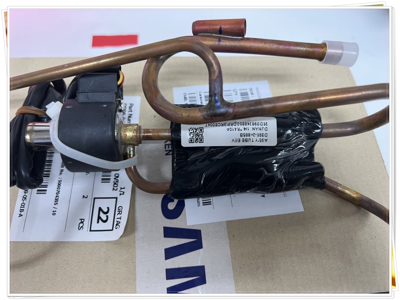 อะไหล่ของแท้/ชุดอีวีวาล์วแอร์ซัมซุง/DB96-24885B/SAMSUNG/ASSY TUBE EEV ...