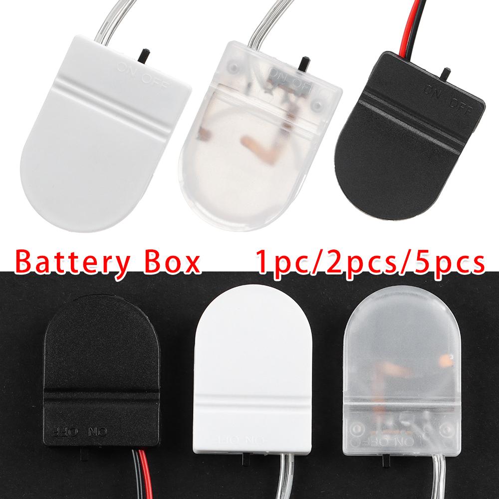 1/2/5pcs High Quality 3V With ON/OFF Switch Battery Holder CR2032 Case ...