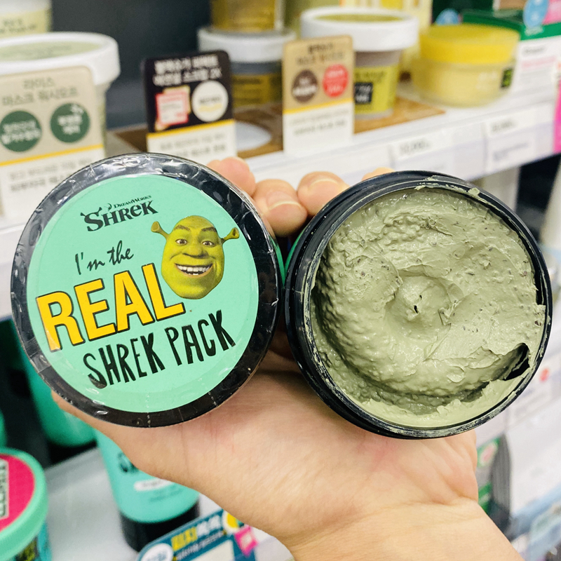 South Korea Dreamworks Monster Shrek Green Clay Mask Tearing Mask ...