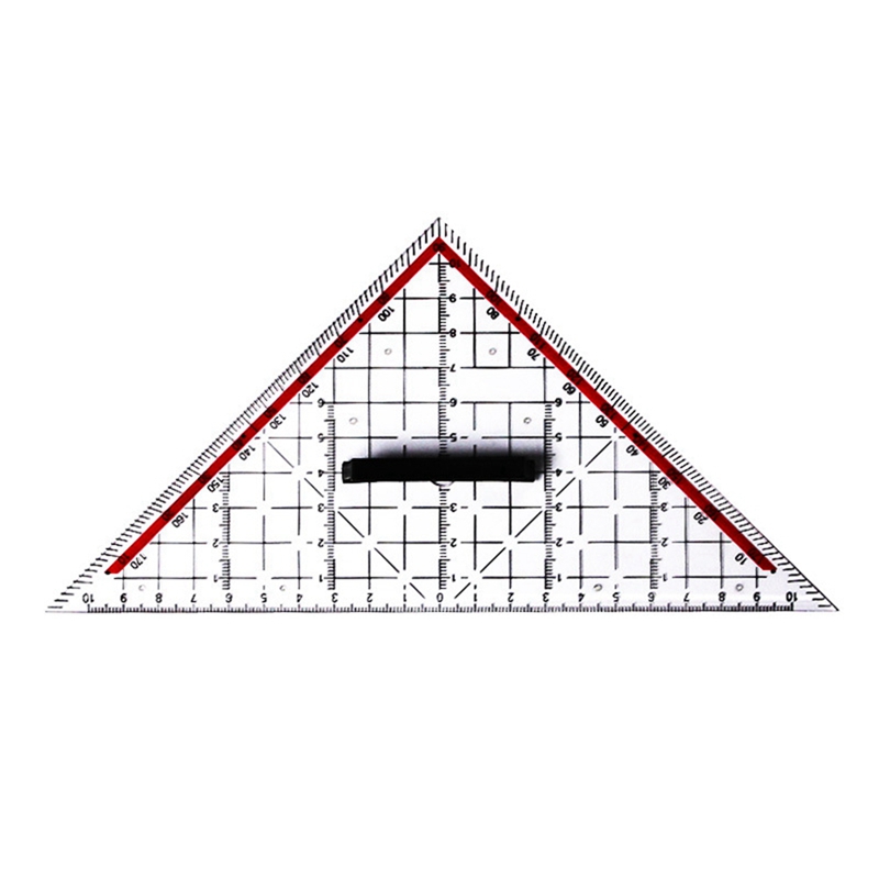 【Toy life hall】Drawing Triangle Multi-Function Design Ruler With Handle ...