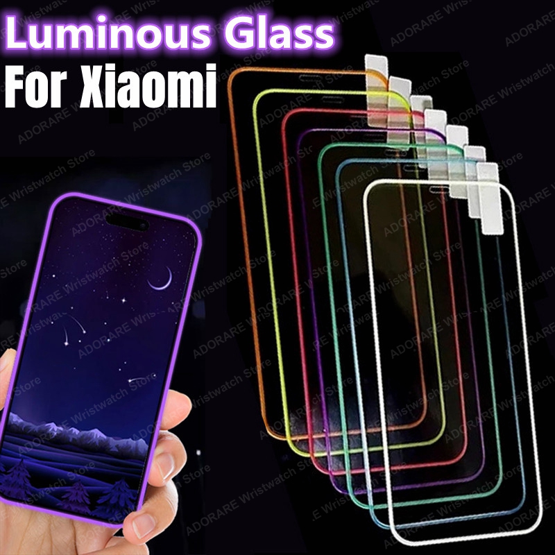 New style Luminous Tempered Glass for Xiaomi 12T 11T Pro Glowing ...