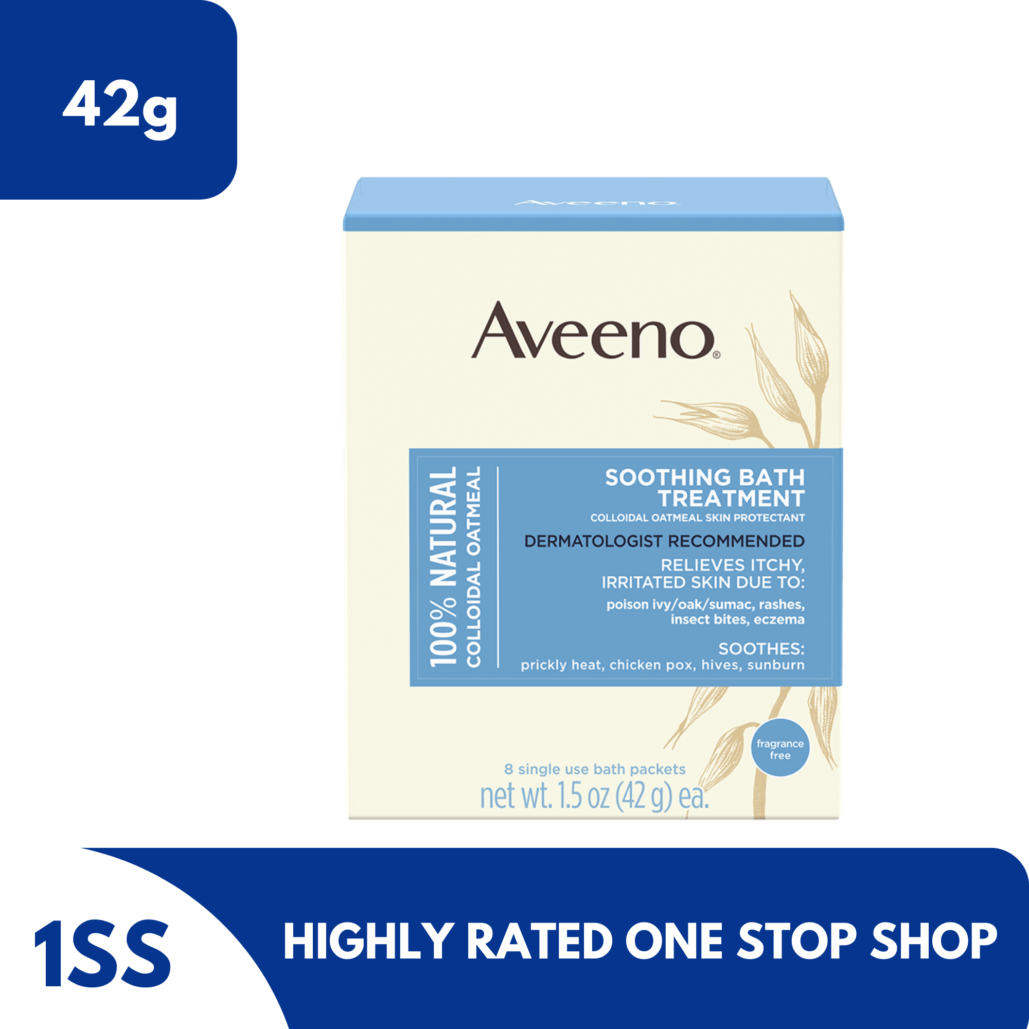 Aveeno Soothing Bath Treatment, 42g | Lazada PH