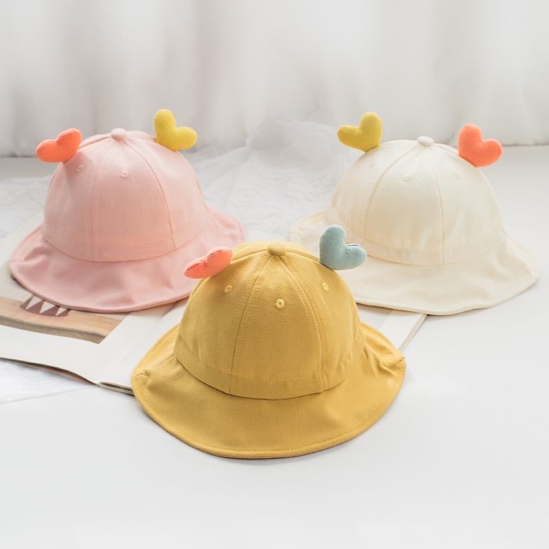 Korean - style cute heart hats for kids | Daraz.com.bd