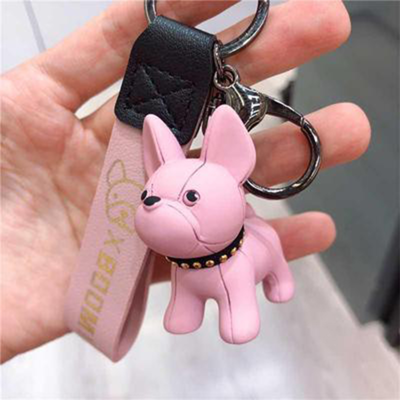 Creative Law Fighting Dog Cartoon Keychain Cute Pit Bull Shiba Inu Doll ...