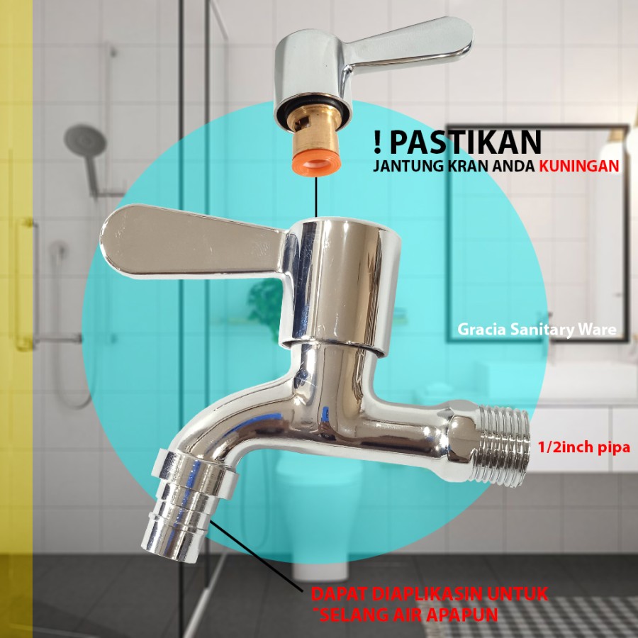 Kran Air - 1/2 Inch - High Quality Kran Long Kran Combo Keran Air ...