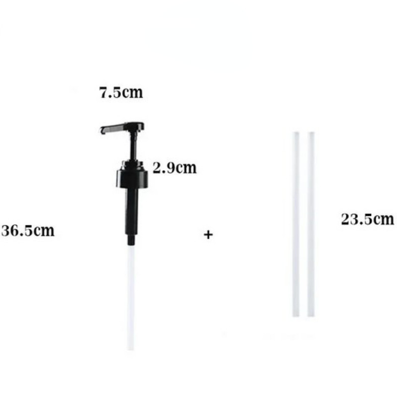 Syrup Pump Bottle Nozzle Milk Tea Coffee Syrup Dispenser Replacement ...