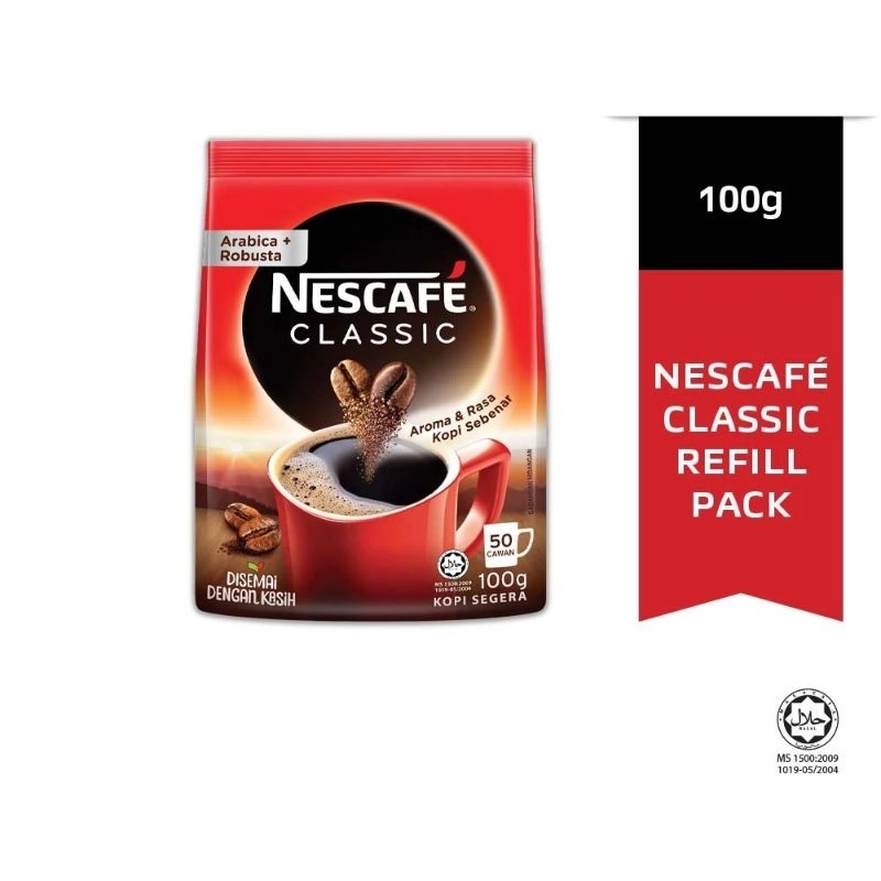 Nescafe Classic Refill Pack 100g/200g/300g | Lazada