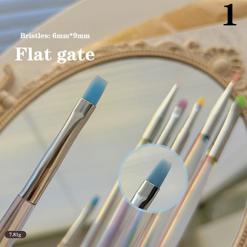 Nail Design Art Pen Aurora Transparent Brush Painting Brush Uv Gel Extension Drawing Carving Pen ...