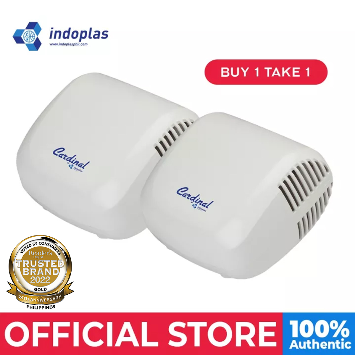 Indoplas Cardinal Handyneb Sprint Nebulizer - BUY 1 TAKE 1 | Lazada PH