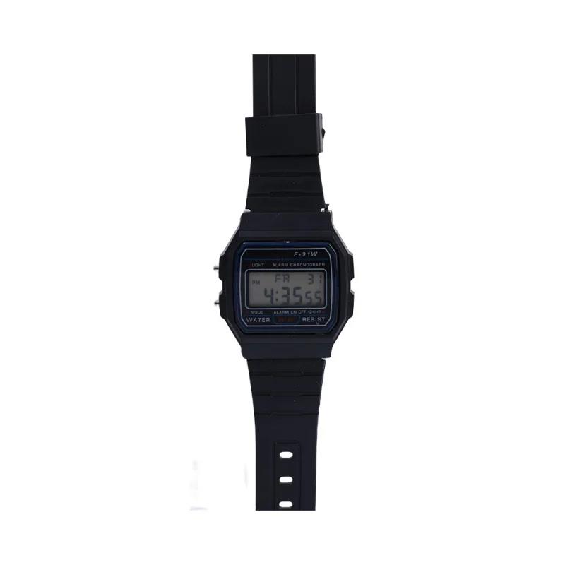 LED Digital Watch F91W Women Men Vintage Silicone Strap Wristwatches ...