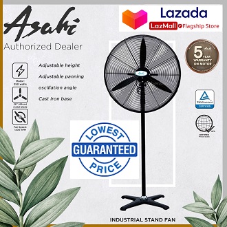 Asahi Industrial Stand Fan PF-2601 | Industrial Electric Stand Fan 26 ...