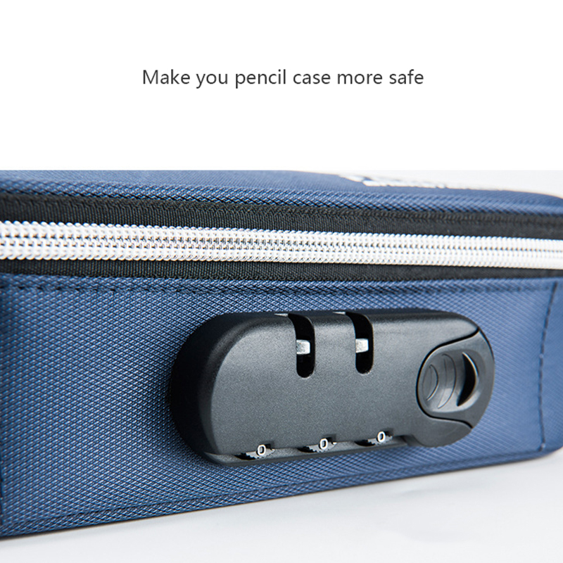 【GreenGlobe 】Code Lock Case Kawaii 3 Compartment School Supplies Cute ...