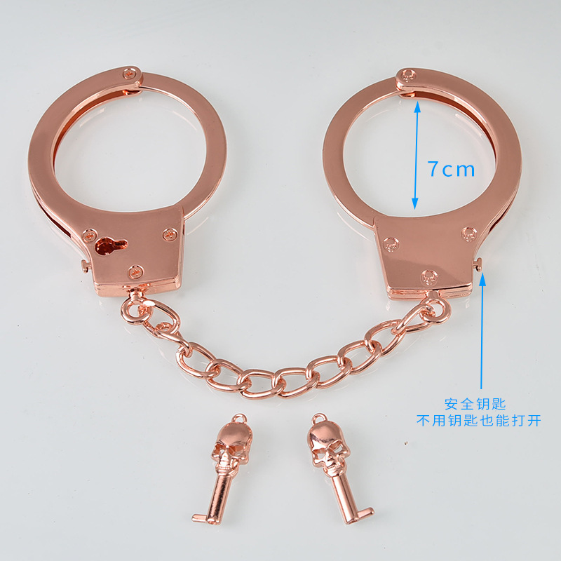 【Hot Handcuffs Handcuffs Bracelet Toy Security Handcuffs Car Lock ...