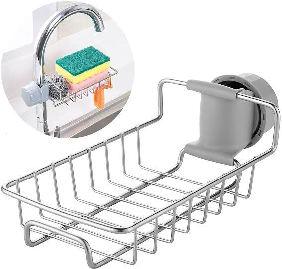 [High-quality] Stainless Steel Faucet Rack (Box Packing) | Adjustable ...