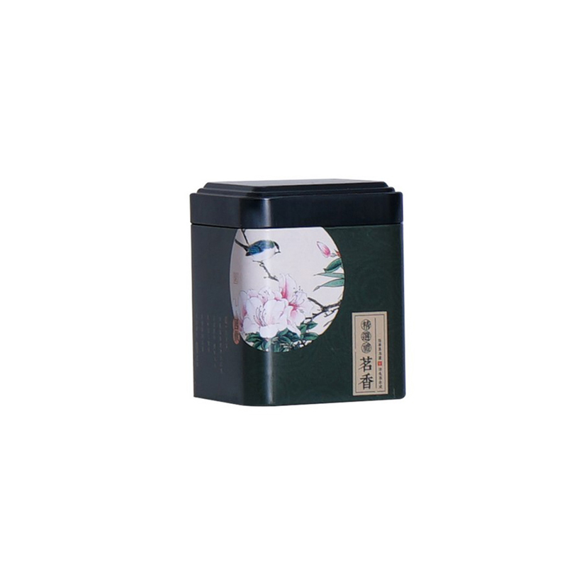 1Pc Tea Sealed Box Kitchen Storage Container Jar Tin Square Can Candy ...
