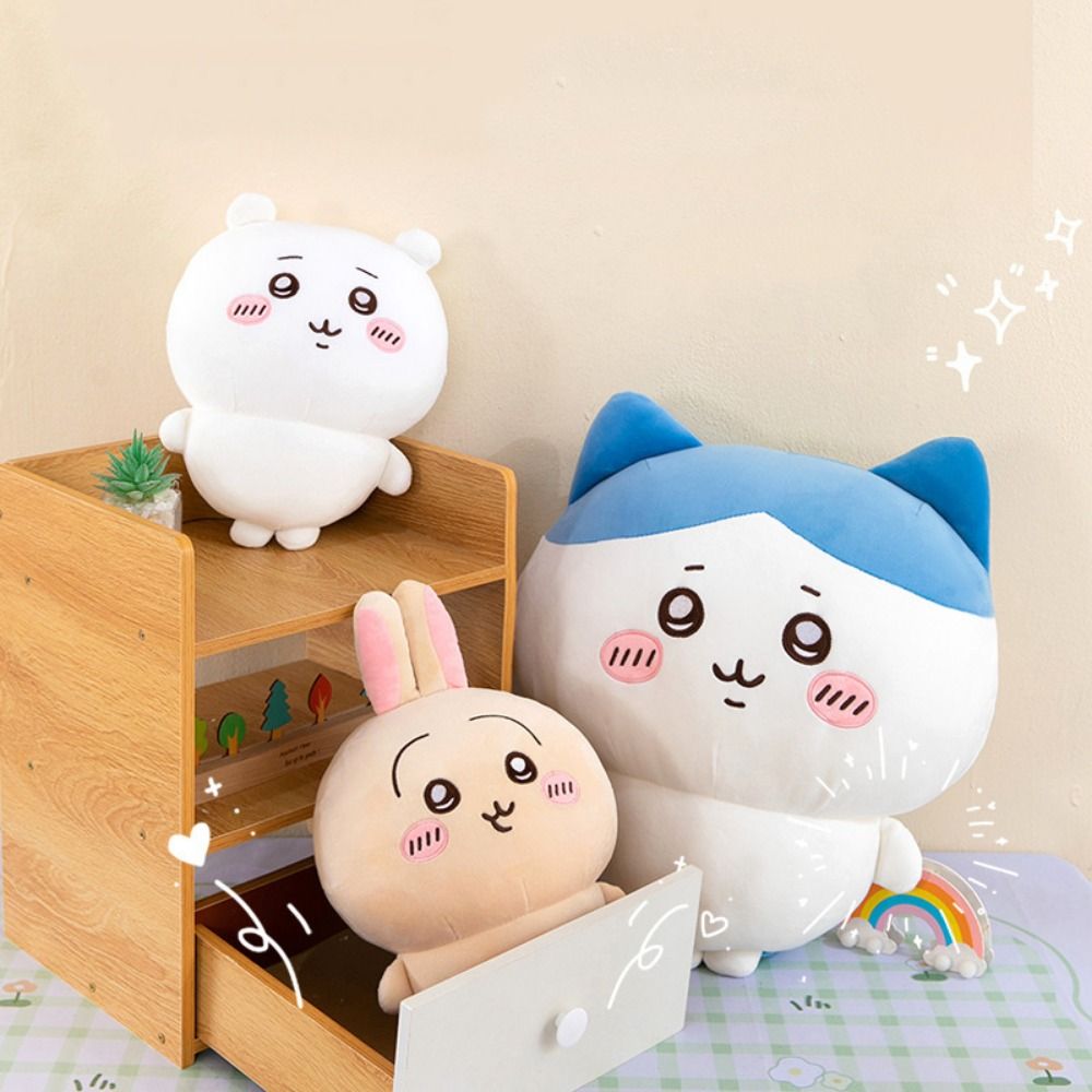 Car Headrest Toy Soft Chiikawa Plush Toys Jiikawa Cotton Chiikawa ...
